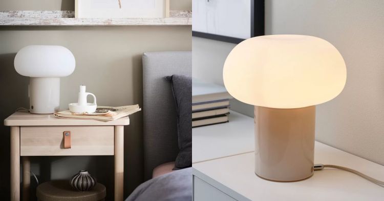 極簡版「蘑菇燈」登場！IKEA 推出全新「TOKABO」桌燈：不到三百元，這些門市還有現貨 | Bella.tw儂儂